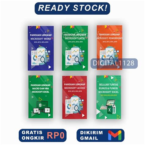 Jual Materi Panduan Ms Office Lengkap Word Excel Powerpoint Access Shopee Indonesia