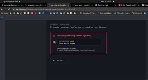 Not Able To Import Project From Github Branch · Issue 1880