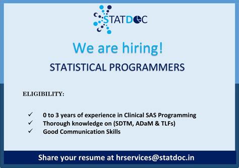 Vinay V On Linkedin Statisticalprogrammers Sas Hiring 89 Comments