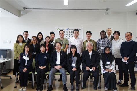 さくらサイエンスプログラムで5カ国の研究者が農学部でsdgsに関する研究交流 香川大学農学部