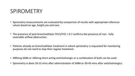 Diagnosis And Treatment Of Copd Pptx