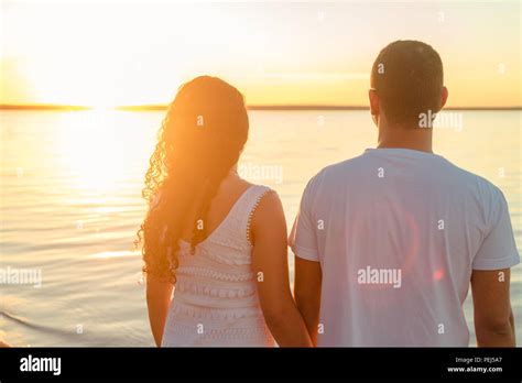 Passionate And Happy Couple After Accepting Marriage Various Poses And