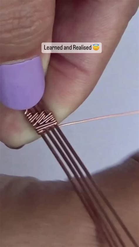 Mini Tutorial Wire Weavingwrapping How I Weave Wire Weaving