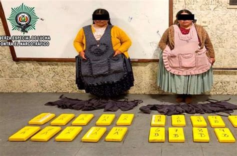Cholitas Traficaban Droga Bajo Sus Polleras En La Paz