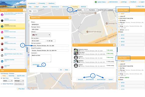Gps Dispatch System Gps Tracking Center