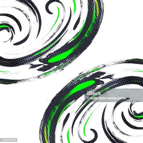 다채로운 브러시 스트로크 그림과 하프톤 효과가 있는 스포츠 그런지 배너 디자인을 위한 스크래치 및 질감 요소 0명에 대한 스톡