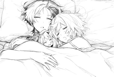 Lumine Paimon Scaramouche And Wanderer Genshin Impact Drawn By Hoht Yeah Danbooru