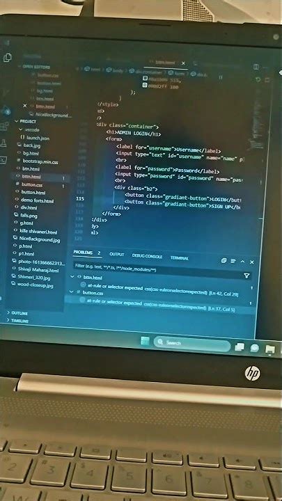 Html Css Code Login Form Webdevelopment Codeart Youtube