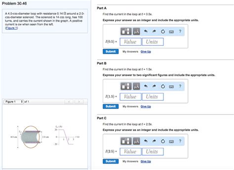 solved problem 30 46 part a a 40 cm diameter loop with