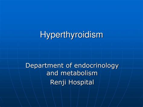 Ppt Hyperthyroidism Powerpoint Presentation Free Download Id1270319