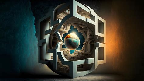 Premium Photo Abstract Cuboid Representation Of Fourth Dimension