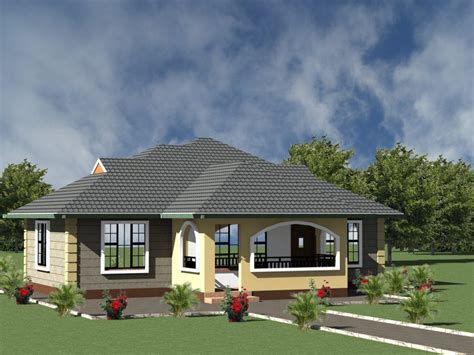 Best House Design Images Low Pitch Roof 3 Bedroom Hpd Consult