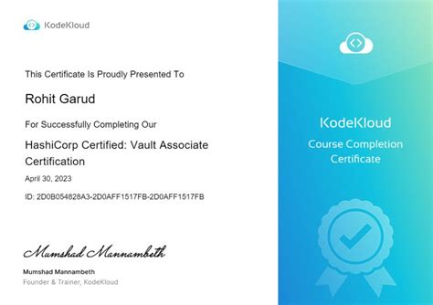 Rohit Garud On Linkedin Hashicorp Vault Newlearning Gratitude
