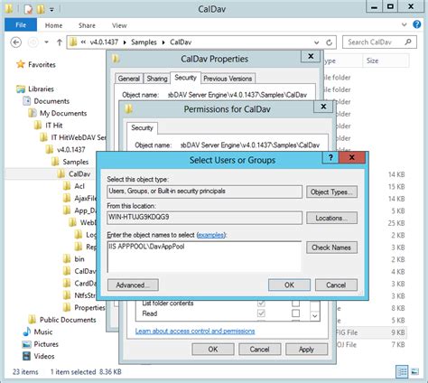 Configuring Your WebDAV Server In IIS