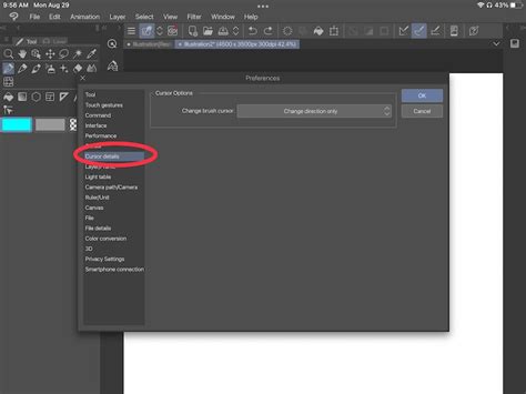 How To Change The Cursor In Clip Studio Paint Adventures With Art