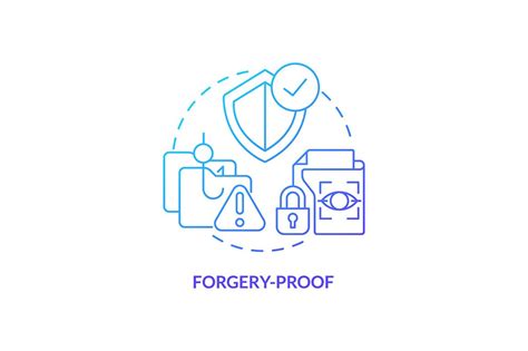 Forgery Proof Svg Icon Outline Icons ~ Creative Market