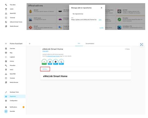 Installing Sonoff Intergration For Home Assistant On Itead Ihost Device Installation Home