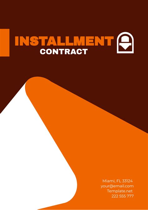 Free Installment Loan Contract Template To Edit Online Free Installment Loan Contract Template To Edit Online