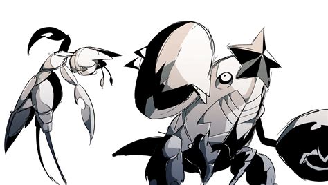 Uranosaxia Crawdaunt Leavanny Nintendo Pokemon Absurdres Highres