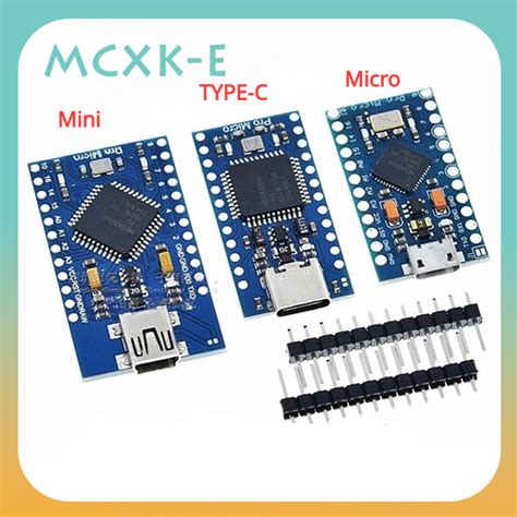 mini type c micro usb pro micro atmega32u4 5v 16mhz module with the