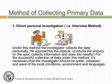 Primary And Secondary Data Collection Ajay Anoj And Gokul Potx