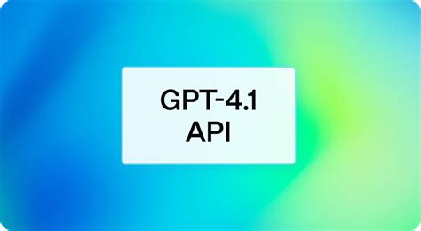 Openai 重磅发布gpt41