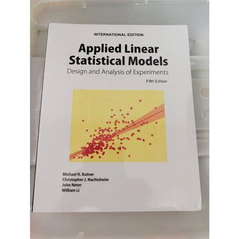 Applied Linear Statistical Models（5版）9789863414186 蝦皮購物
