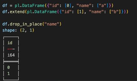 Liam Brannigan On Linkedin Most Ops On A Polars Dataframe Arent In