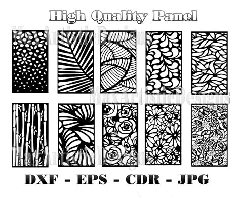 21 Cnc Cut Panels Geometric Plant Frames Cut Files For Plasma Laser And Cnc Router Download