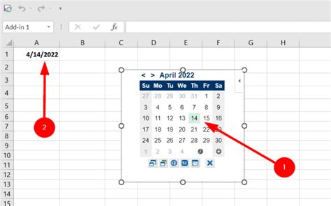 How To Insert A Date Picker In Ms Excel Officebeginner