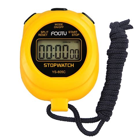 Fcxjtu Simple Stopwatch Timer Single Lap Stopwatch Countdown Timer No Hourly