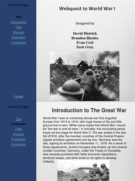 Ed Tech Webquest Final Product Pdf Allies Of World War I Central Powers