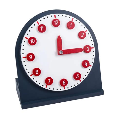 Educational Large Clock With Movable Hands Montessori Learning Tool