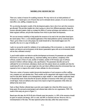 Fillable Online MODELING RESOURCES Fax Email Print PdfFiller