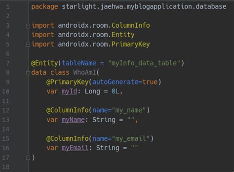 Android Room Database 사용하기 1산을 붉게 물들이는 꽃