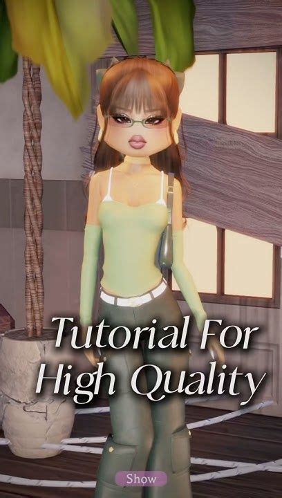 Tutorial For High Quality In DTI Dresstoimpress Dti Roblox Dtihacks Bestrobloxhacks