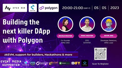 Building The Next Killer Dapp With Polygon Apac Dao