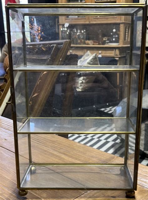 Vintage Glass Display Case Antiqueology