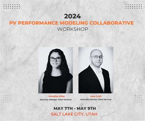 Luminates Annalise Miller To Present At The Pv Performance Modeling
