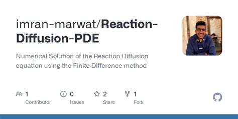 GitHub Imran Marwat Reaction Diffusion PDE Numerical Solution Of The Reaction Diffusion