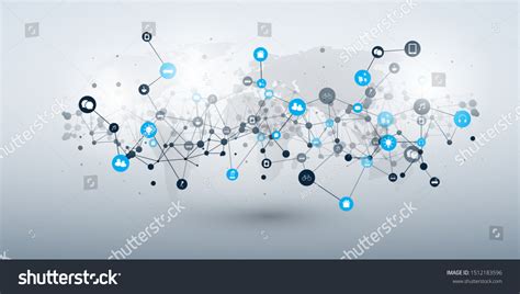 Internet Things Cloud Computing Design Concept Stock Vector Royalty