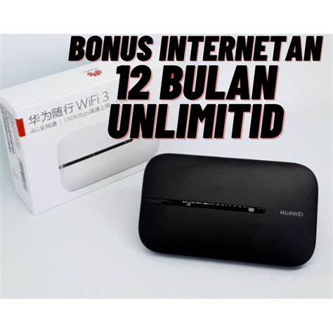 Jual Modem Huawei E Max Unlock Bonus Internetan Bulan Tanpa Batas Baterai Double Mah