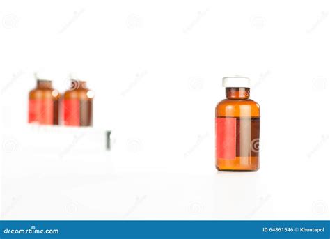 Medicine And Ampule And Injection Royalty Free Stock Image