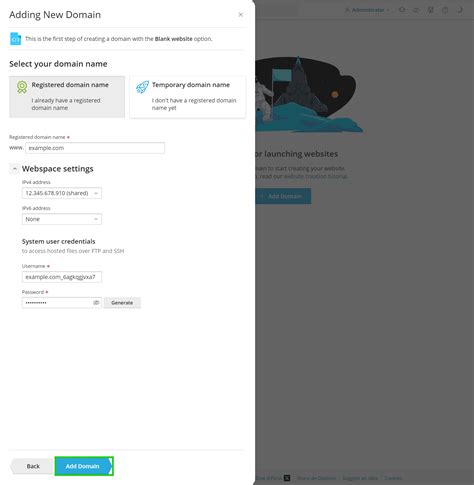 Domain Mit Plesk Auf Dem Server Einrichten Erster Login In Plesk Ionos Hilfe Center