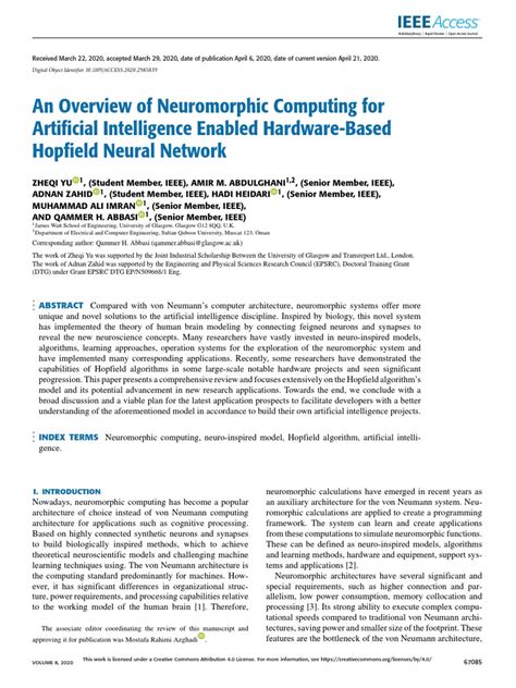 An Overview Of Neuromorphic Computing For Artificial Intelligence