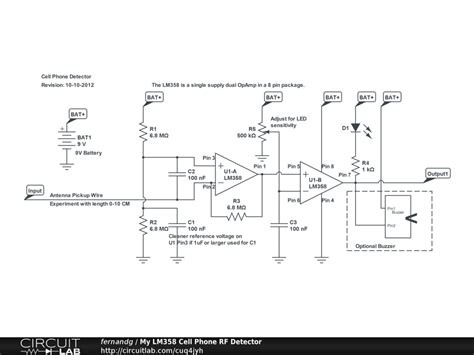 Rf Detector Circuit Diagram