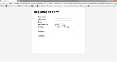 Desigining A Simple Form In Html Eduonix Blog