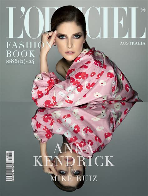 Anna Kendrick Lofficiel Fashion Book Australia October 2024 • Celebmafia