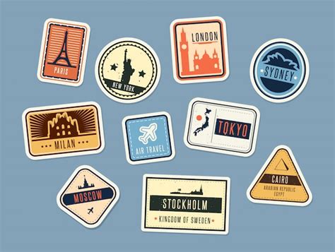 Suitcase Stickers Printable