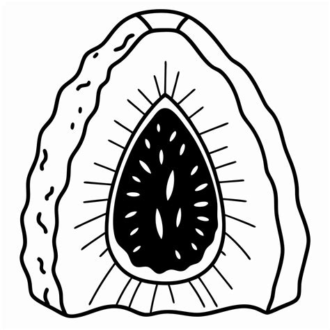 Black And White Geometric Pattern Abstract Symmetrical Shapes In Intricate Line Art Design